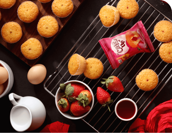 Cake Up with Real Goodness Inside